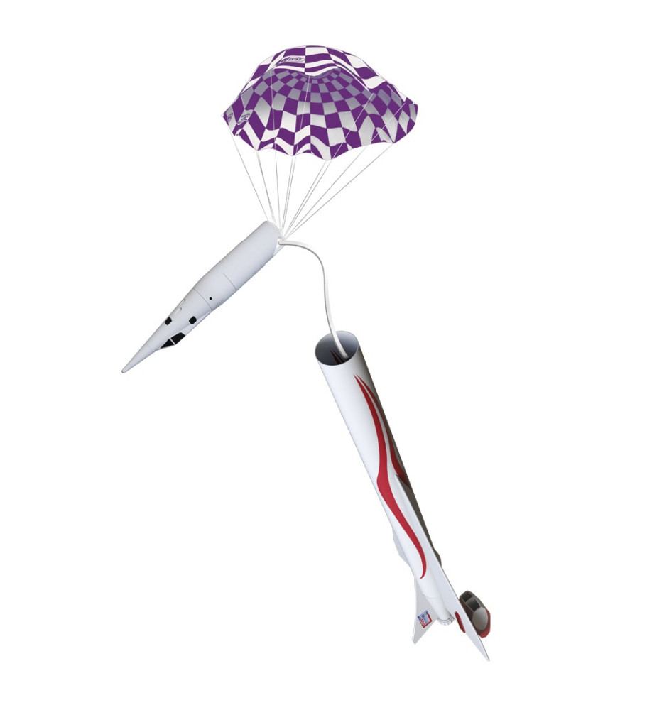 Low Boom SST, model rocket looking like a supersonic airplane